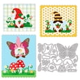 1 pc Butterfly & Straberry Gnome Carbon Steel Cutting Dies Stencils for ...