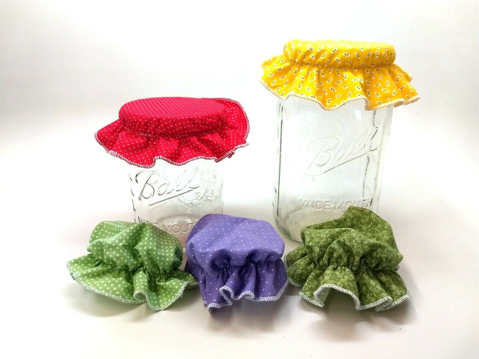 1 pc Canning Jam Jar Cover - 5 Styles - Great for small and wide mouth ...