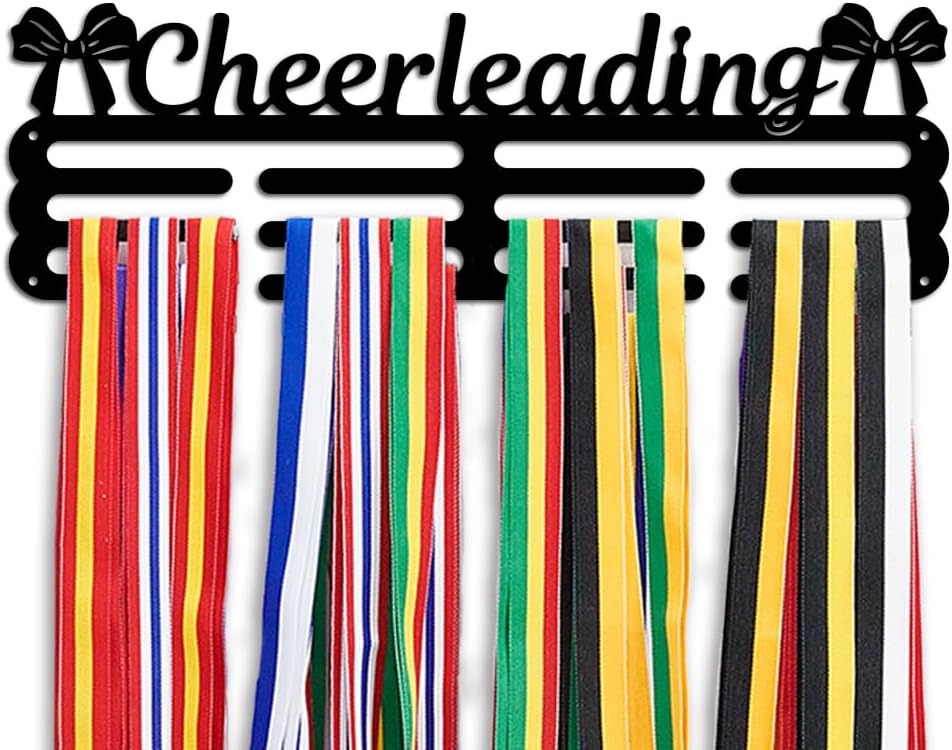 1 pc Cheerleading Theme Medal Display Rack Wall Mounted Tiered Medal ...