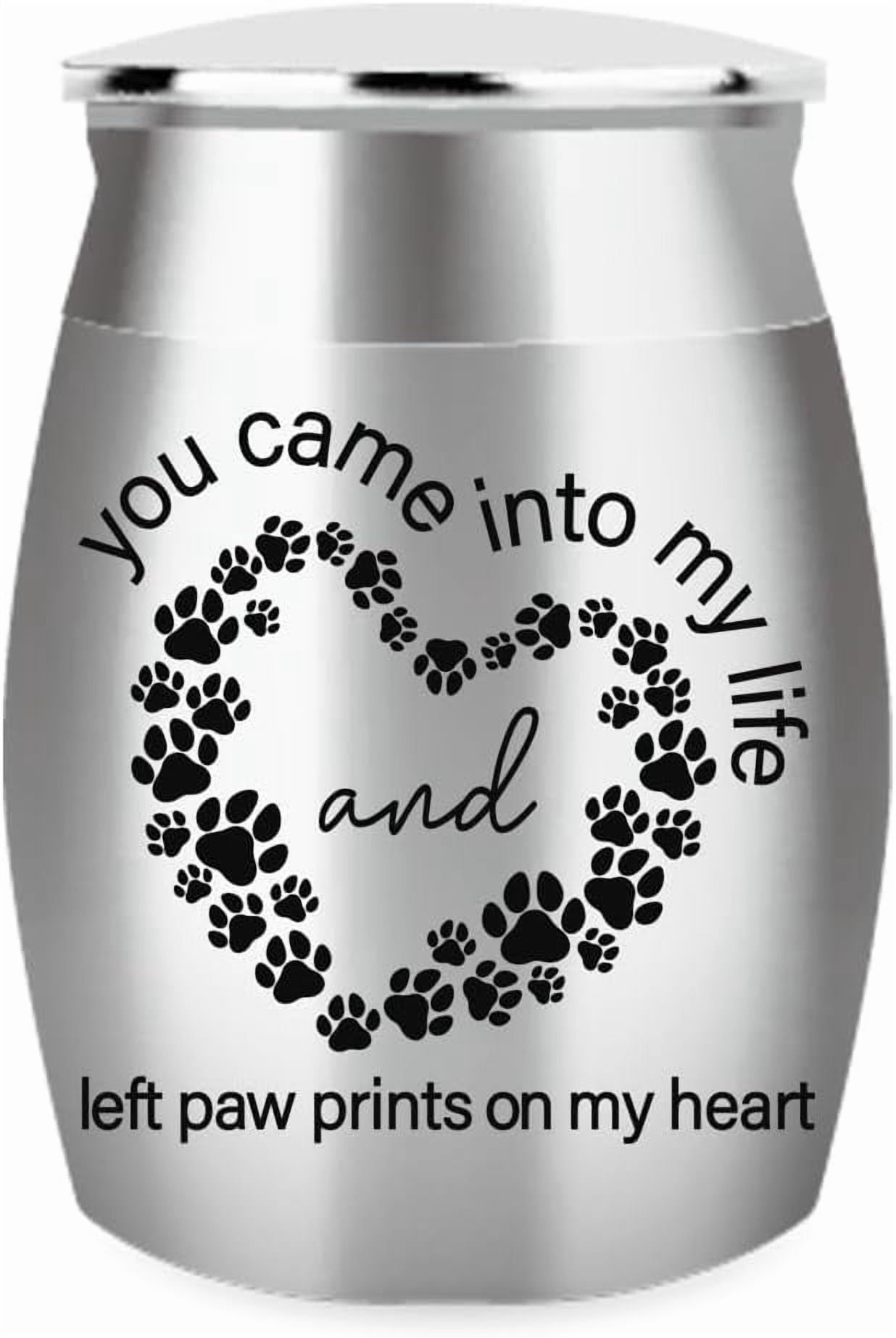1 pc Column Mini Stainless Steel Urn for Human Pet Ashes Small ...