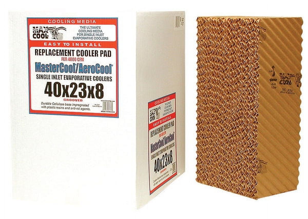 1 pc Dial 23 in. H X 40 in. W Brown Cellulose Evaporative Cooler Rigid ...