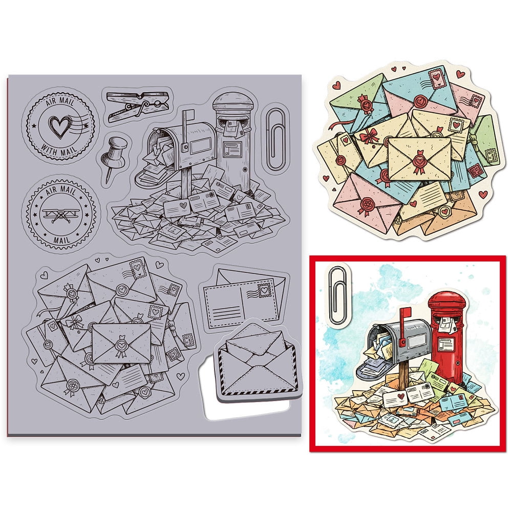 1 pc EVA & Rubber Clear Stamps for DIY Scrapbooking Photo Album ...