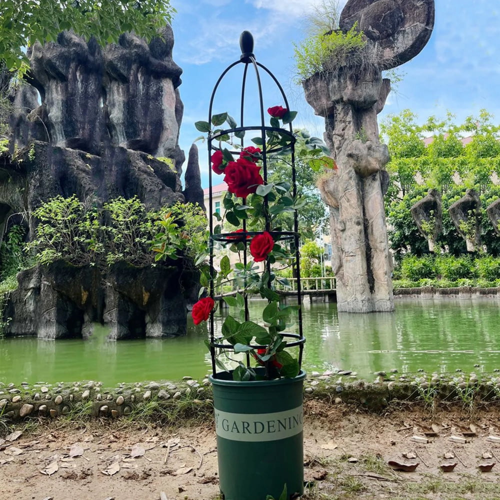 1 pc Garden Obelisk Trellis for Climbing Plants, Can help the growth of ...