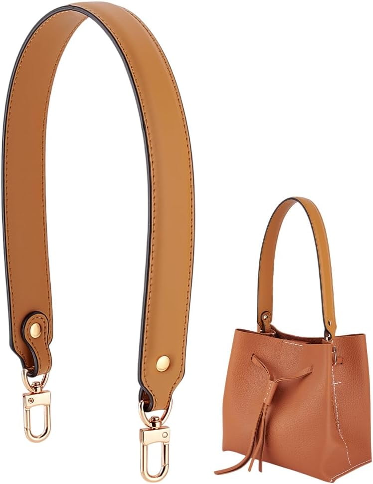 1 pc Genuine Leather Purse Strap Leather Tote Bag Handles Shoulder Bag ...