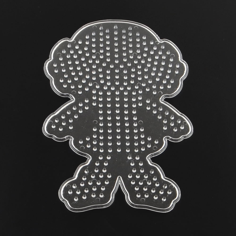 1 pc Girl ABC Plastic Pegboards used for 5x5mm DIY Fuse Beads Clear ...