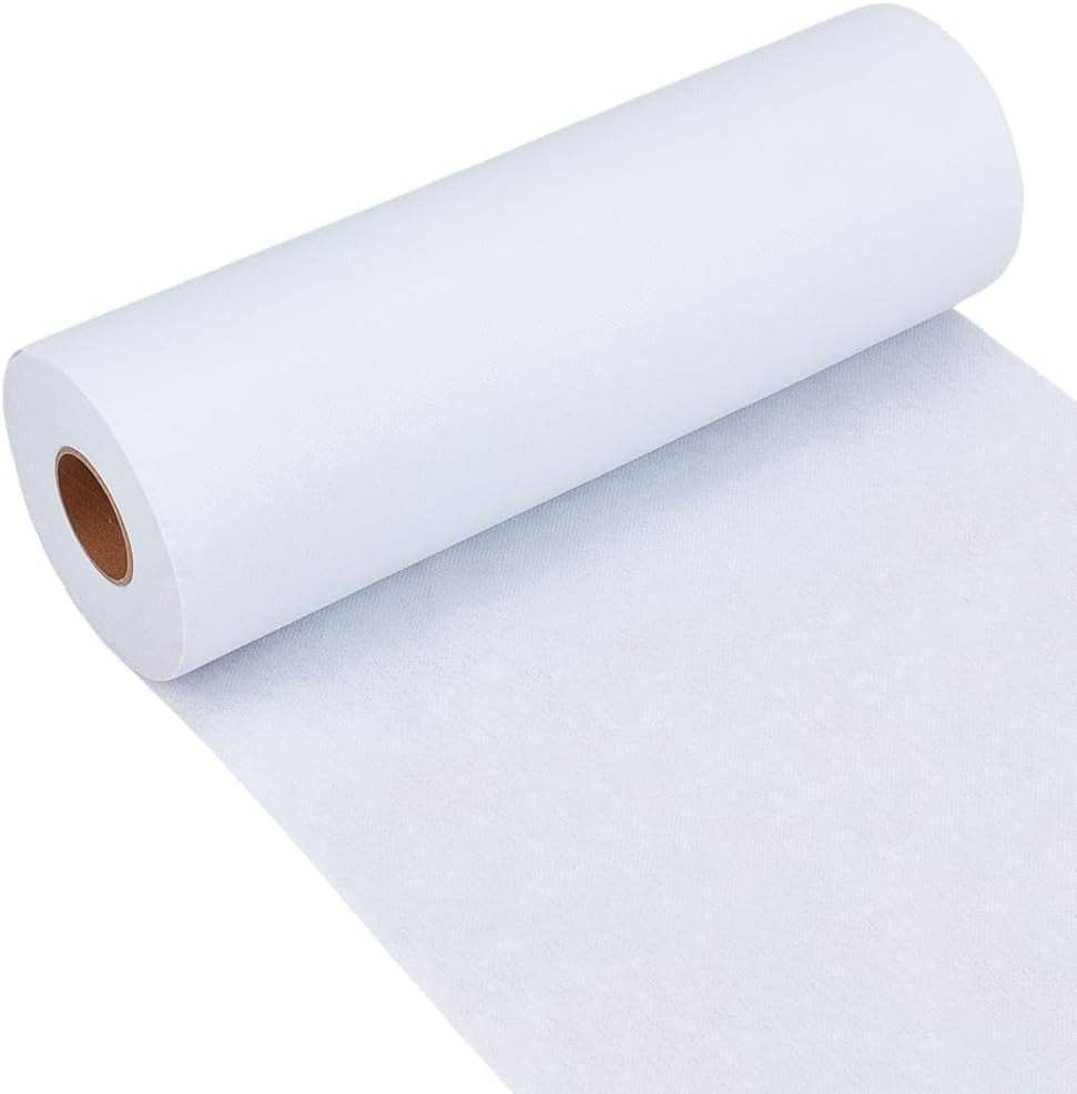 1 pc Heavy Weight 55g/㎡ White Iron-On Fusible Interfacing 11.81 Inch x ...