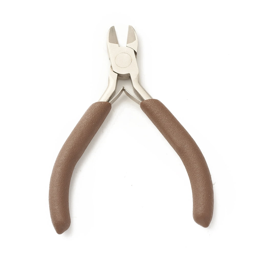 1 pc Iron Jewelry Pliers Side Cutting Pliers Camel 10.7x7.4x1cm ...