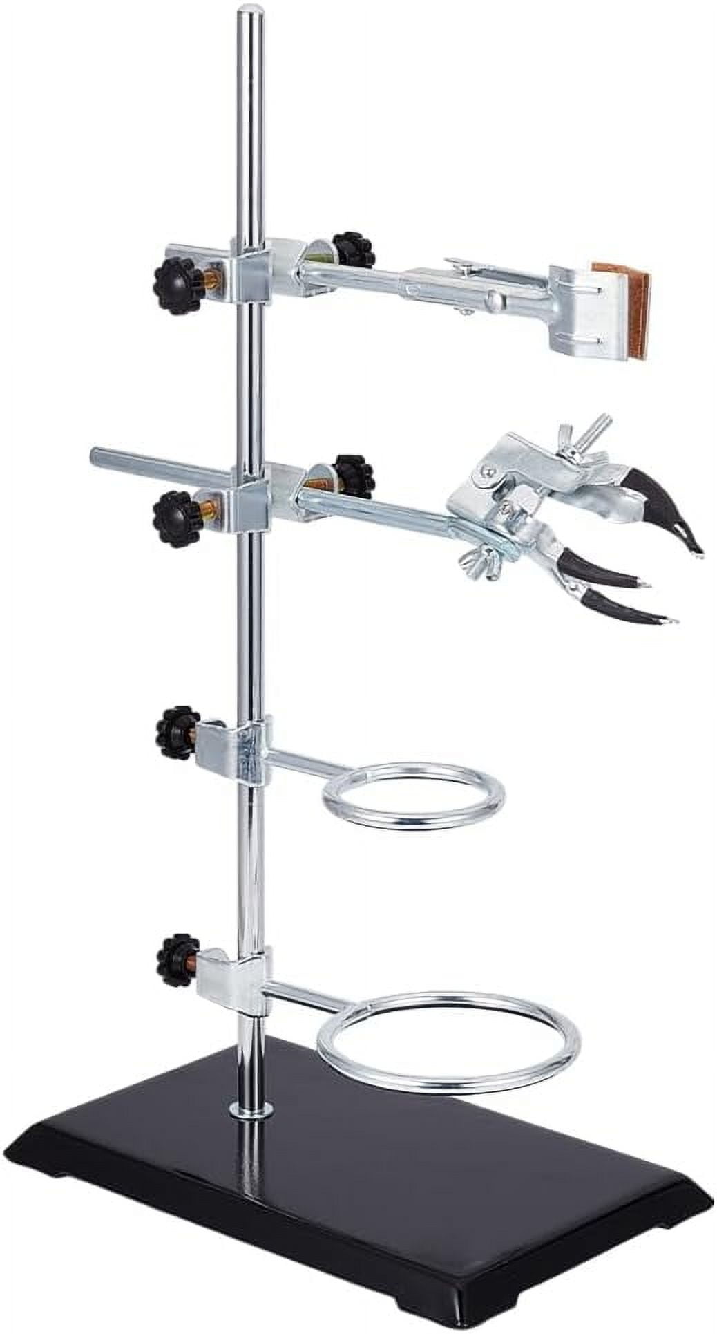 1 pc Laboratory Grade Stand Support Set Lab Stand and Clamp Set with 2 ...