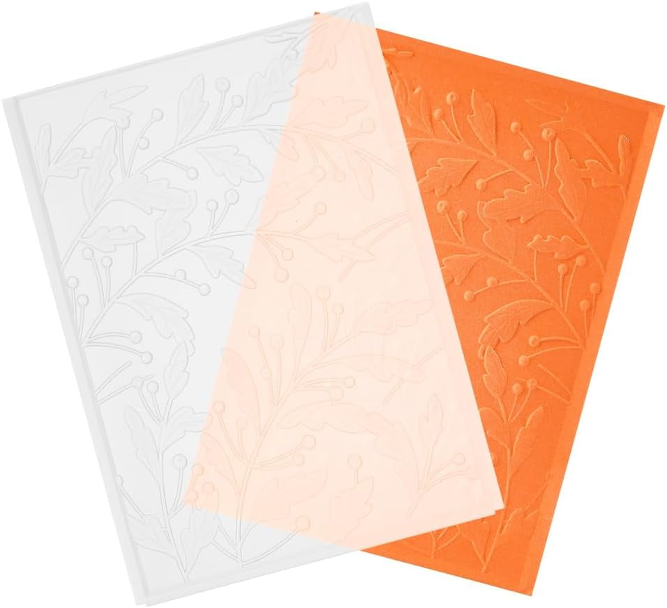1 pc Leaves Embossing Folder Plastic Embossing Folders for Card Making ...