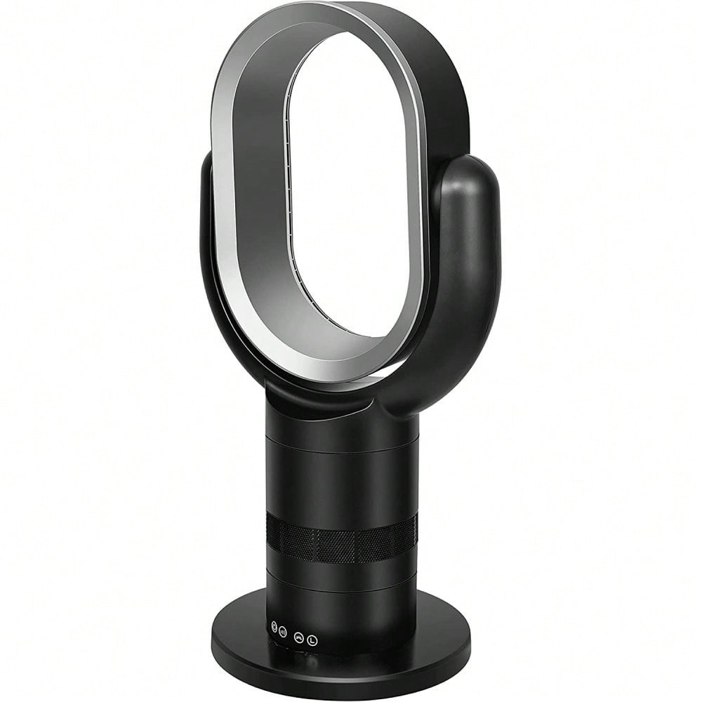 1 pc Medium size portable bladeless fan, small table fan, 10 speeds ...