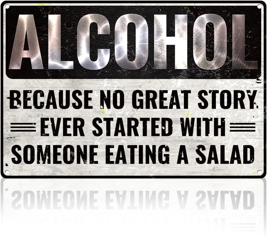 1 pc Metal Tin Sign Iron Wall Decor for Bars Restaurants Cafe Pubs ...