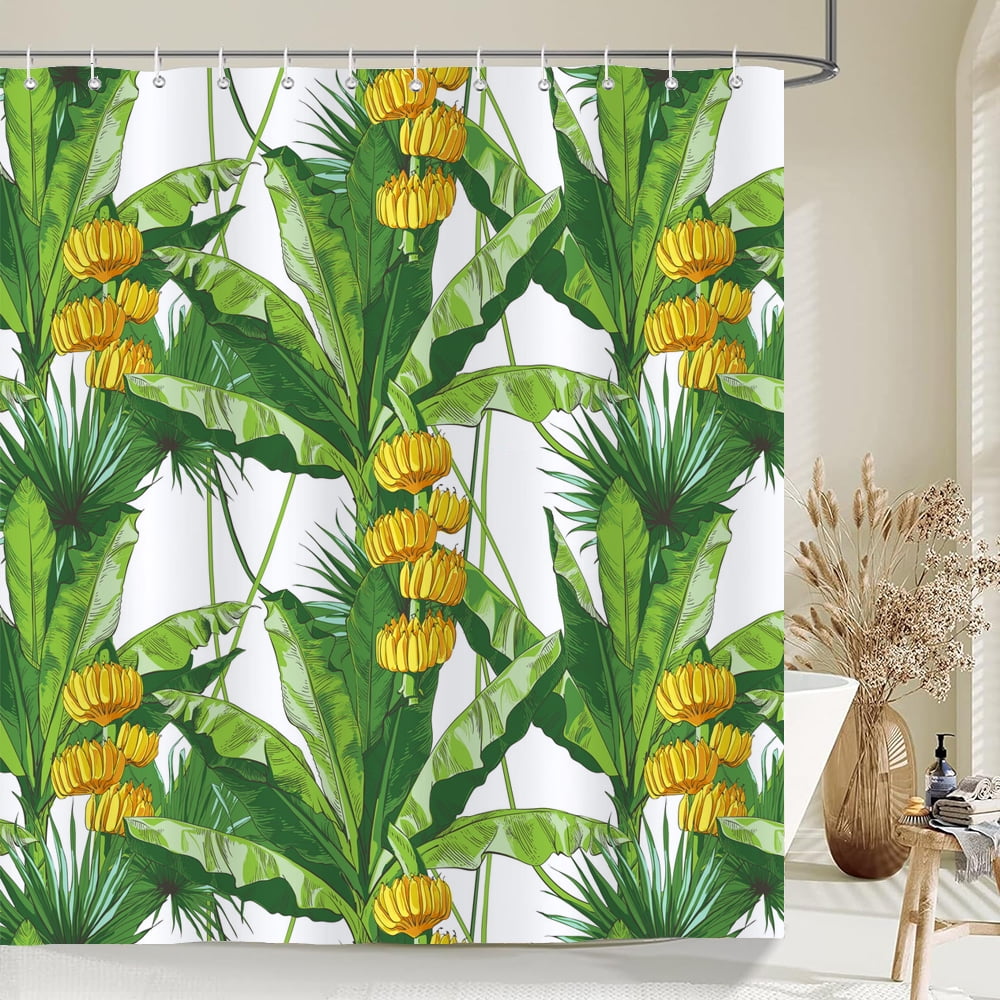 1 pc Nordic style Fruit pattern Shower Curtains With Bathroom Curtains ...