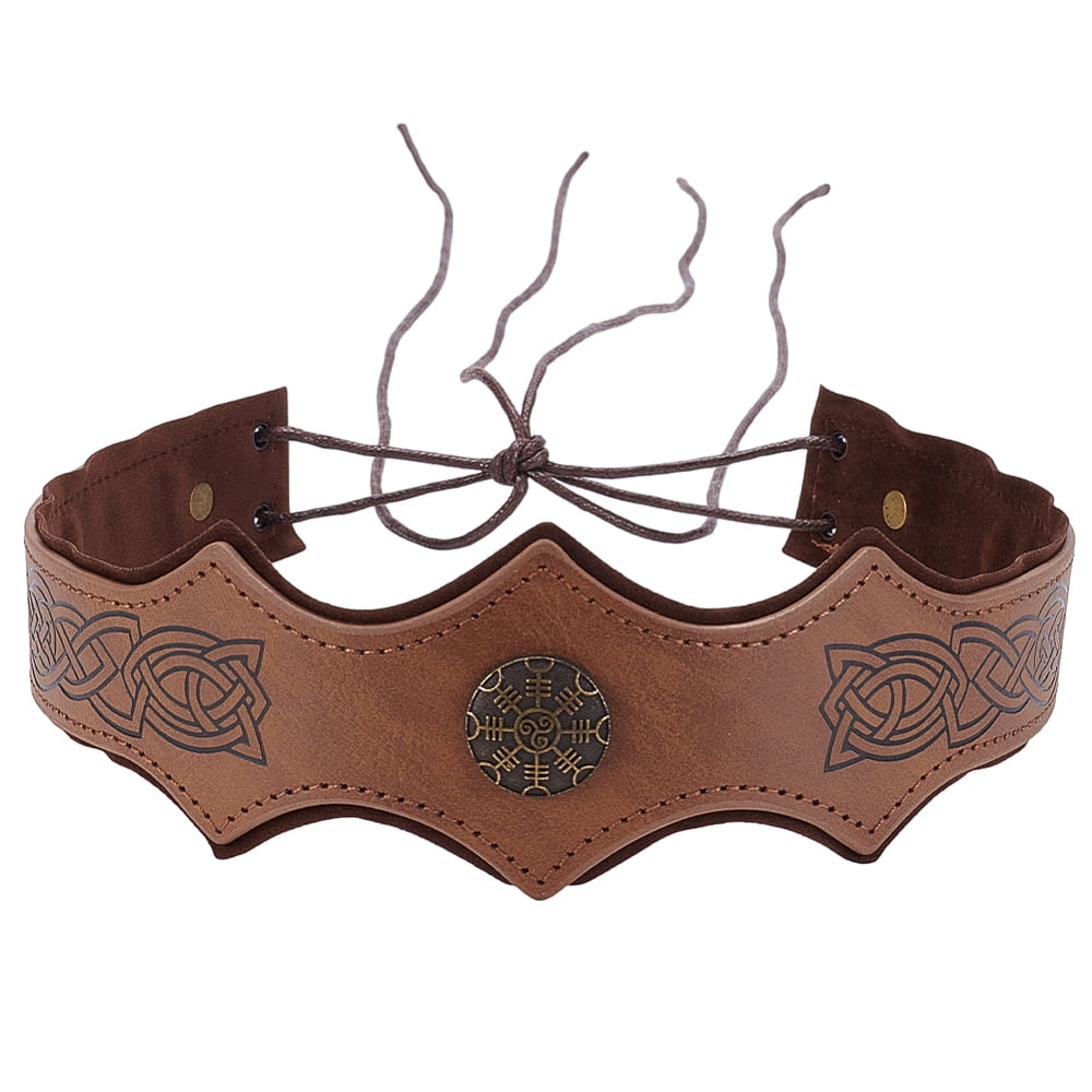 1 pc PU Leather & Alloy Headbands Hair Accessories for Women Girls ...