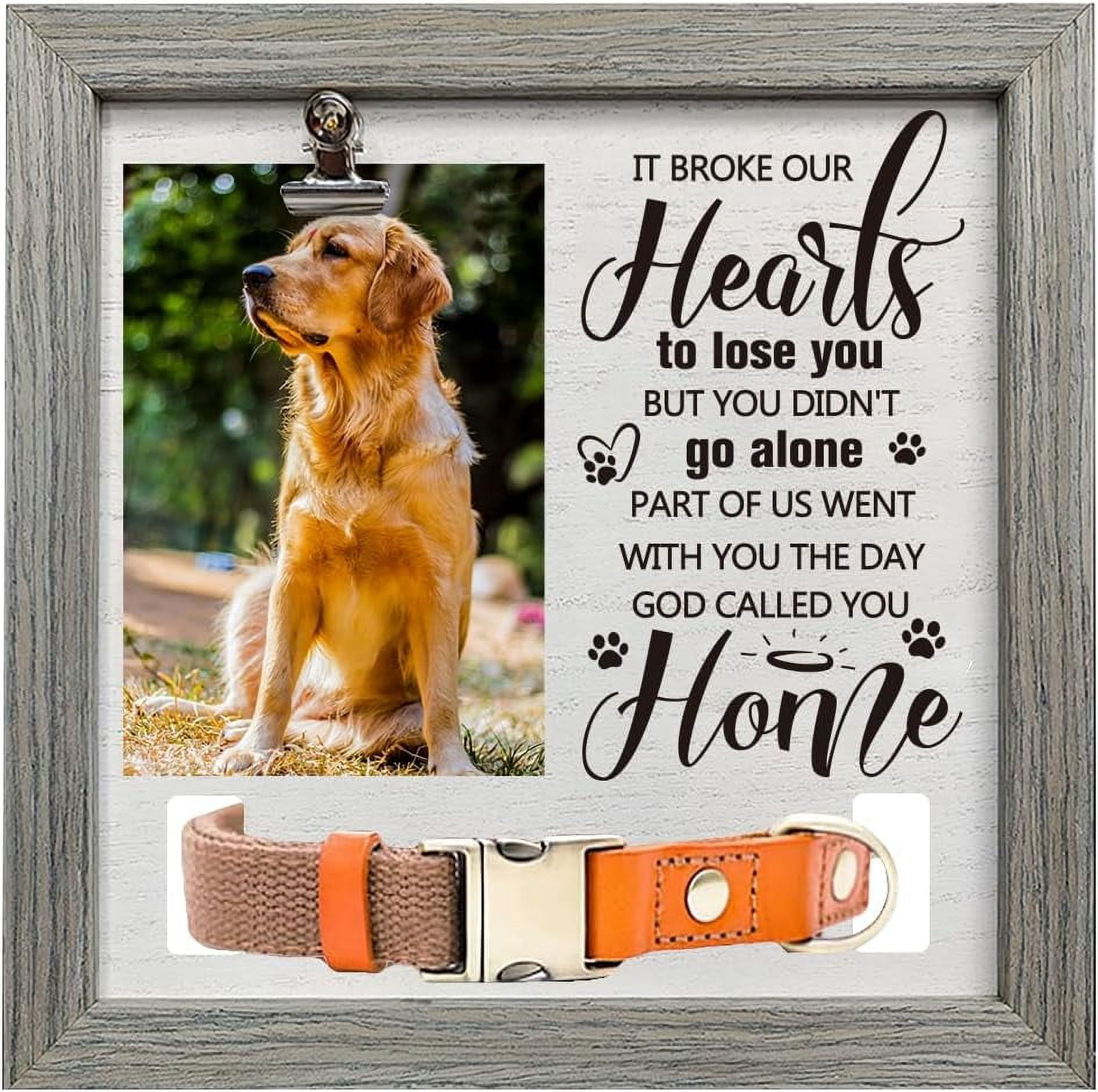 1 pc Pet Memorial Picture Frame 9x9inch It Broke Our Hearts To Lose You ...