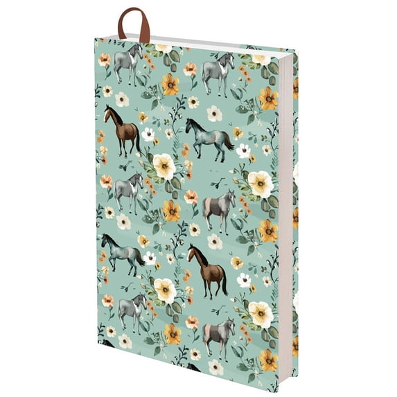 1 pc Polyester Book Cover Notebook Wraps Rectangle Horse 224x482mm DIY ...