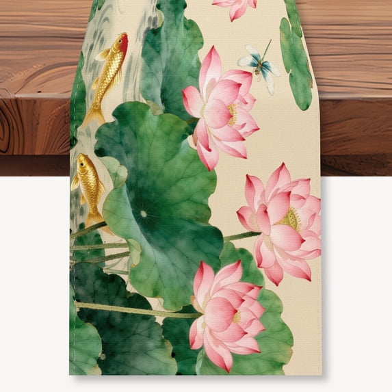 1 pc Polyester Tablecloth Table Runners for Party Festival Home ...