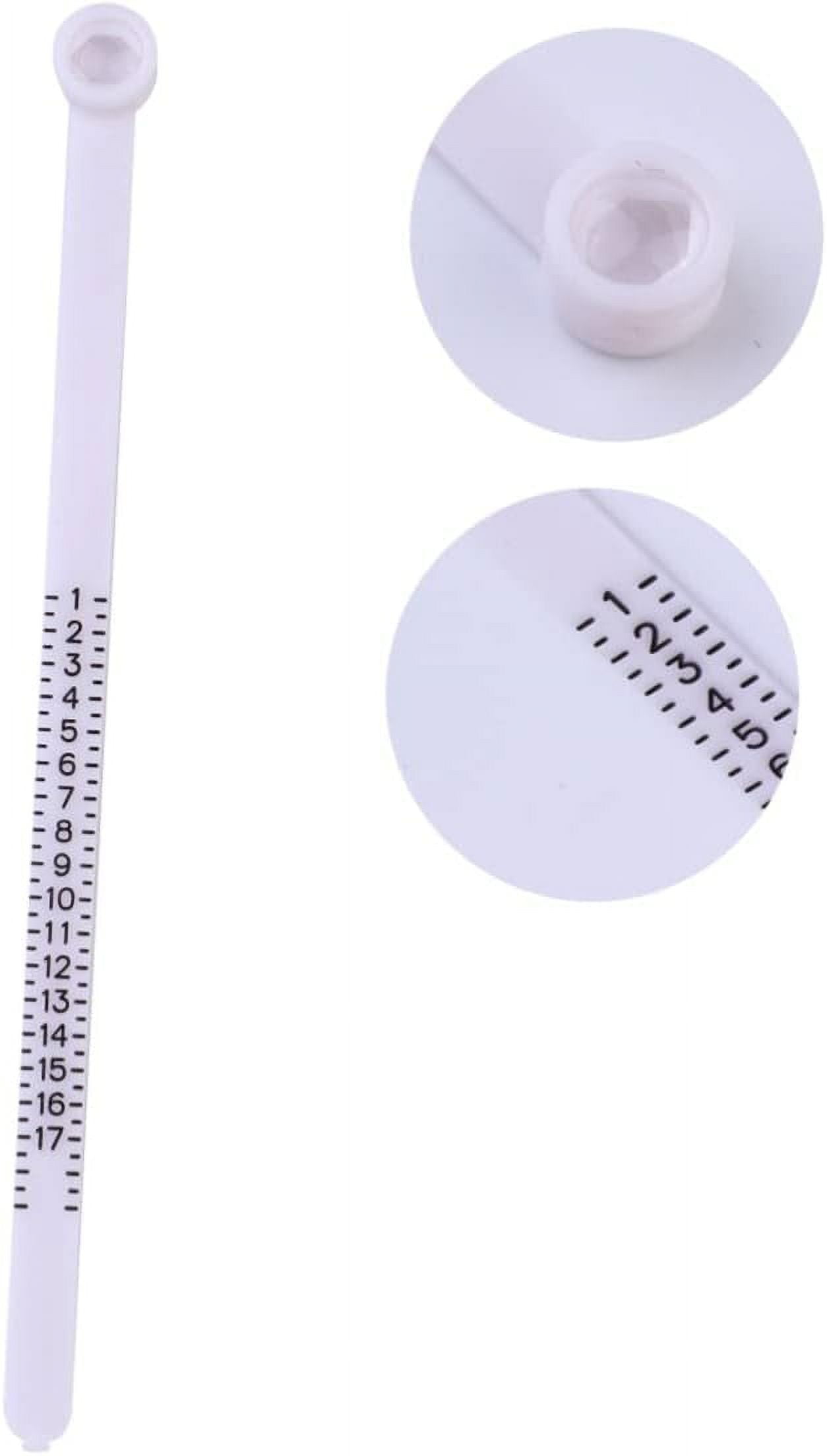 1 pc Ring Ruler Finger Sizer US Ring Sizer Measuring Tool Plastic Ring ...