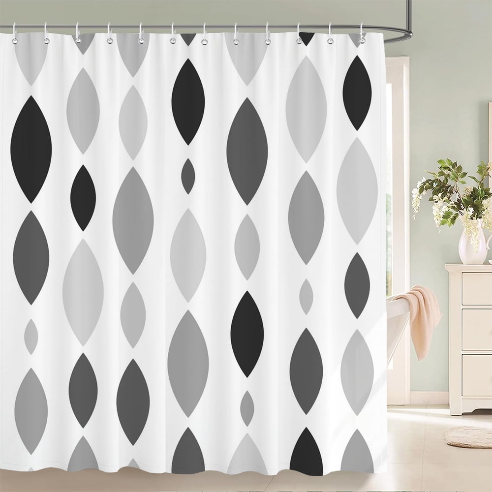 1 pc Shower Curtain Home Bathroom ration Printing Polyester Fabric ...
