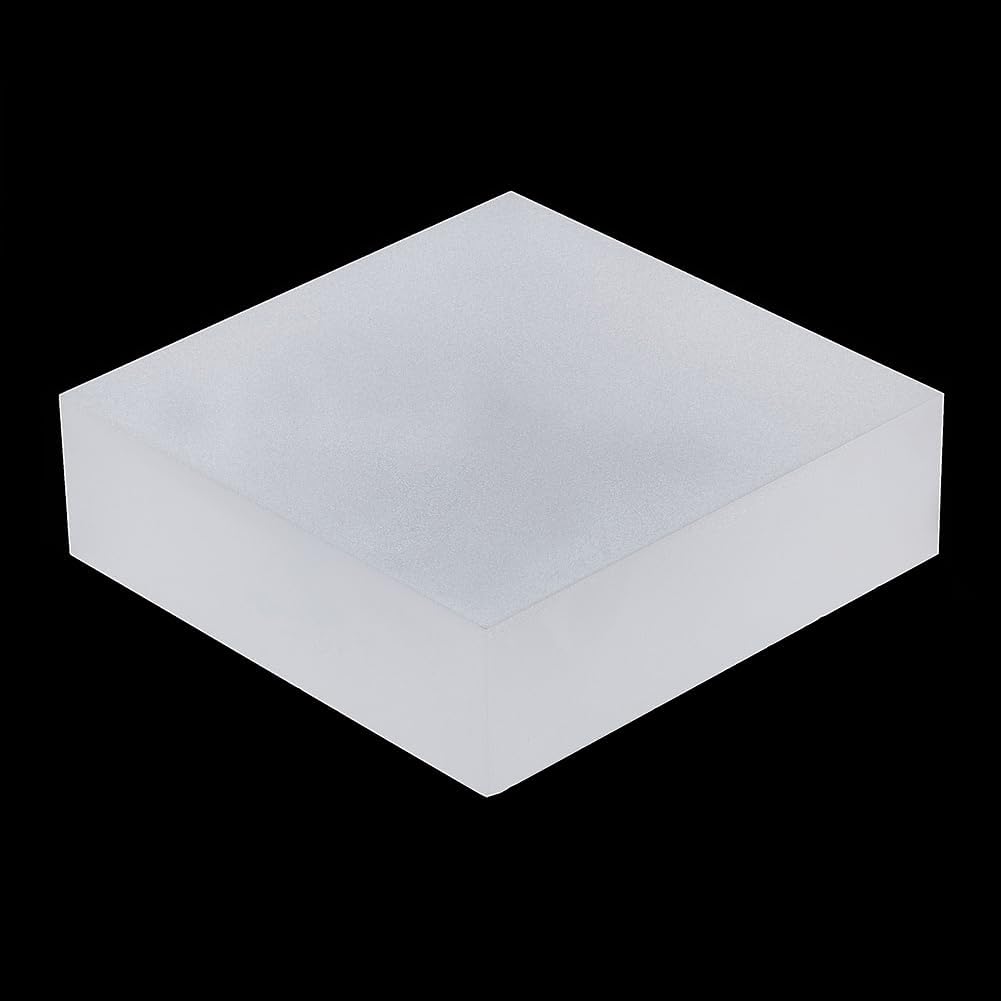 1 pc Solid Frosted Acrylic Square Display Base 8x8x2.4cm Polished ...