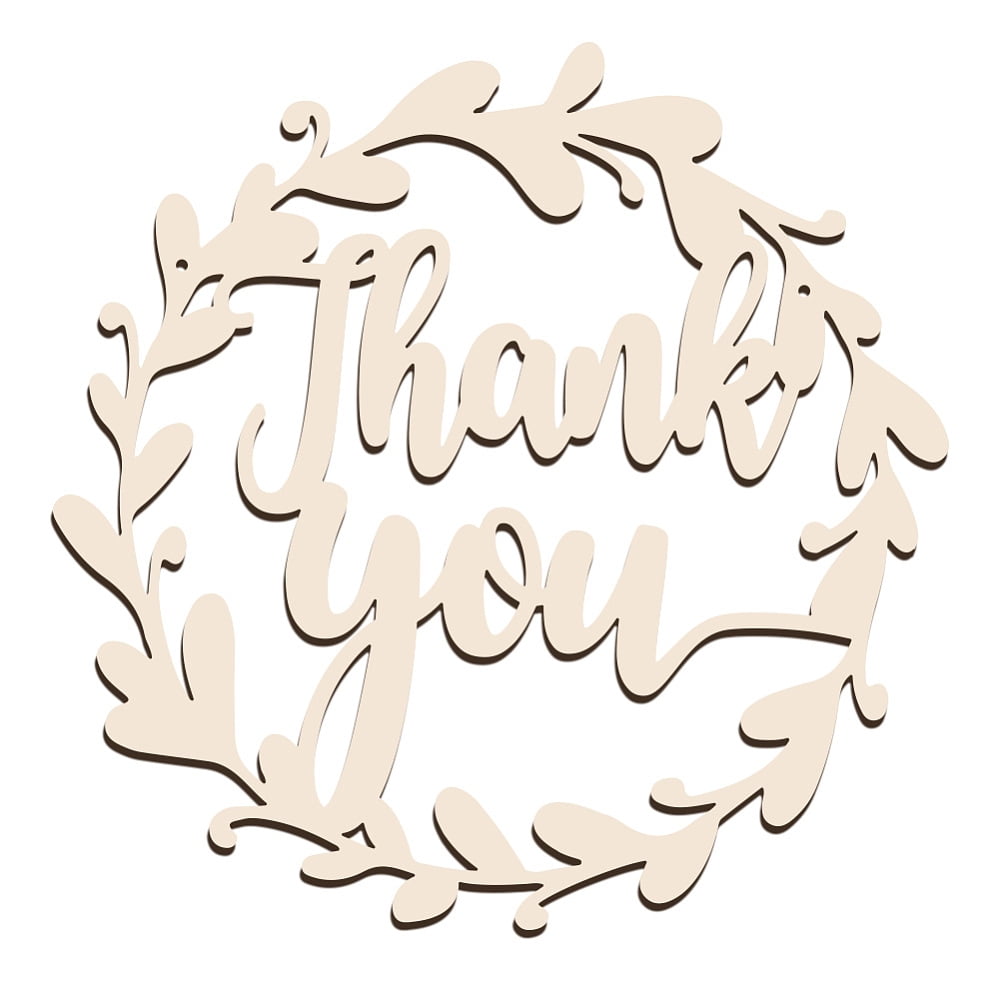 1 pc Thank You Wooden Sign Thank You Decorative Sign Wood Letters Sign ...