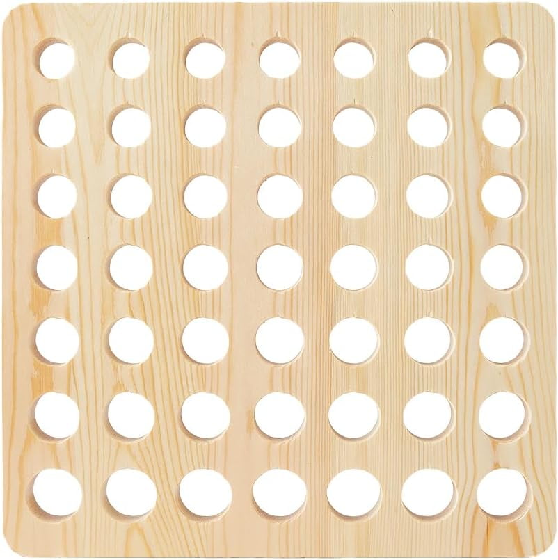 1 pc Thick Wooden Weaving Board Perforated Frame for Textile Aids for ...