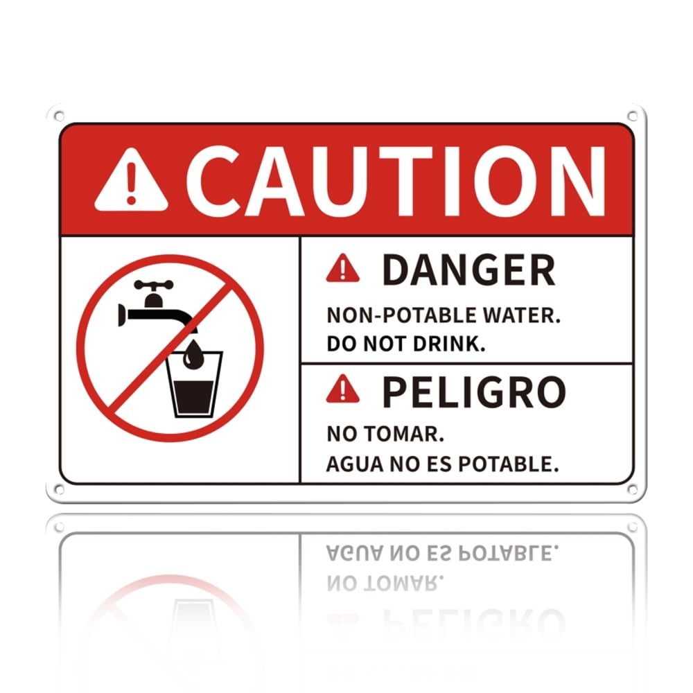1 pc UV Protected & Waterproof Aluminum Warning Signs CAUTION DANGER ...