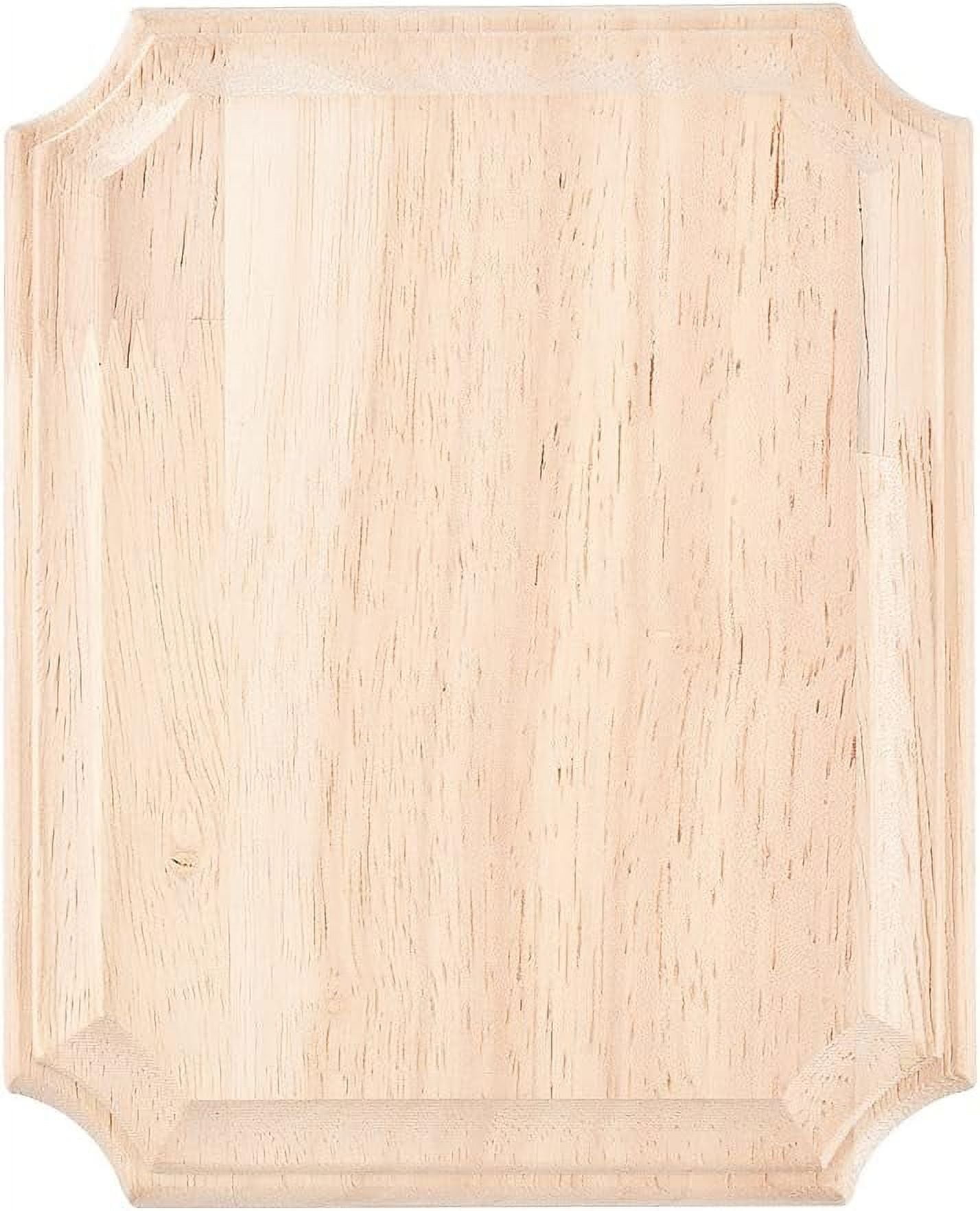 1 pc Unfinished Wood Plaque 15.3x12.2x1.7cm Rectangle Wooden Blank ...
