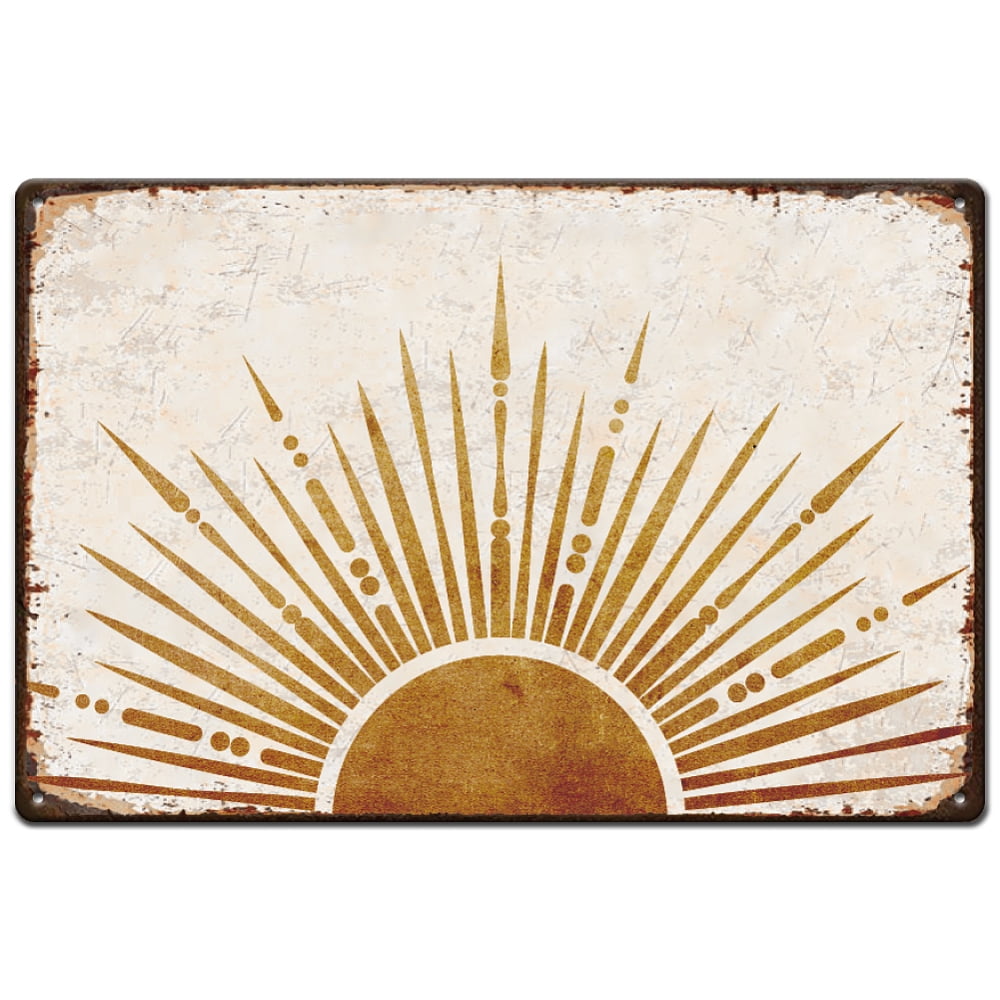 1 pc Vintage Metal Tin Sign Iron Wall Decor for Bars Restaurants Cafe ...