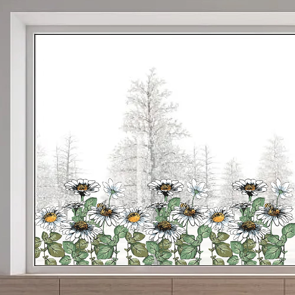 1 pc Window Static Stickers Rectangle Shape for Window Decoration ...
