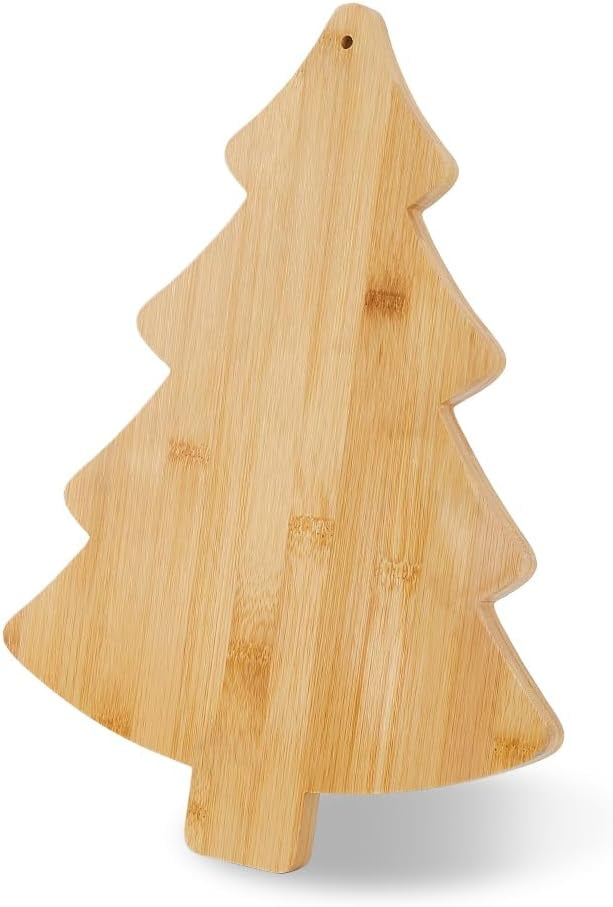 1 pc Wood Christmas Tree Cutting Board Wooden Xmas Charcuterie Board ...