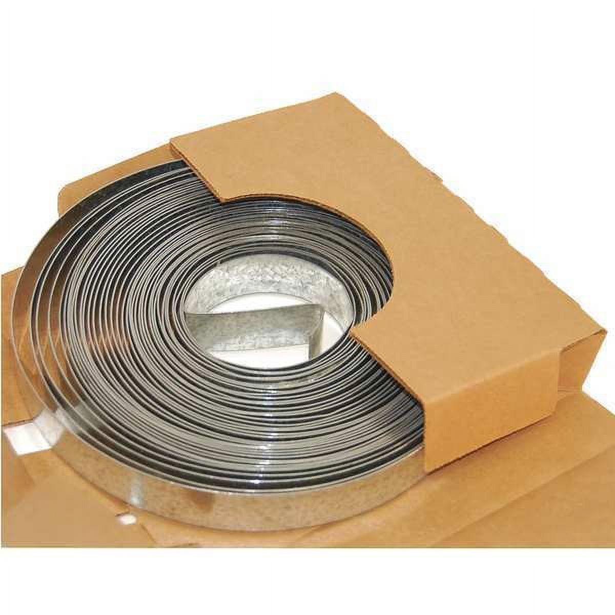1 pc, Zoro Select Duct Strapping, Galvanized Steel, 20 GA, 1 in W x ...