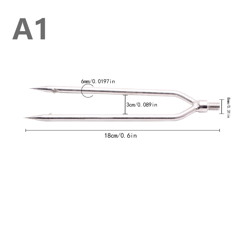 1 pc harpoon head stainless steel fish anchor hook with barb, pointed ...