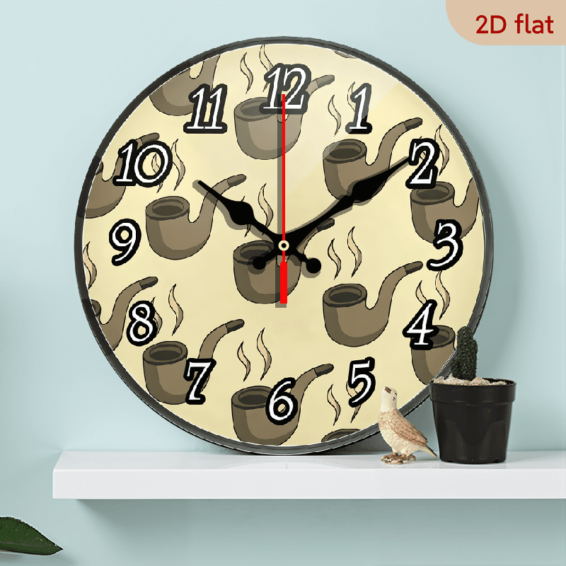 1 pc wall clock.Accurate timing, frameless design, simple and elegant ...