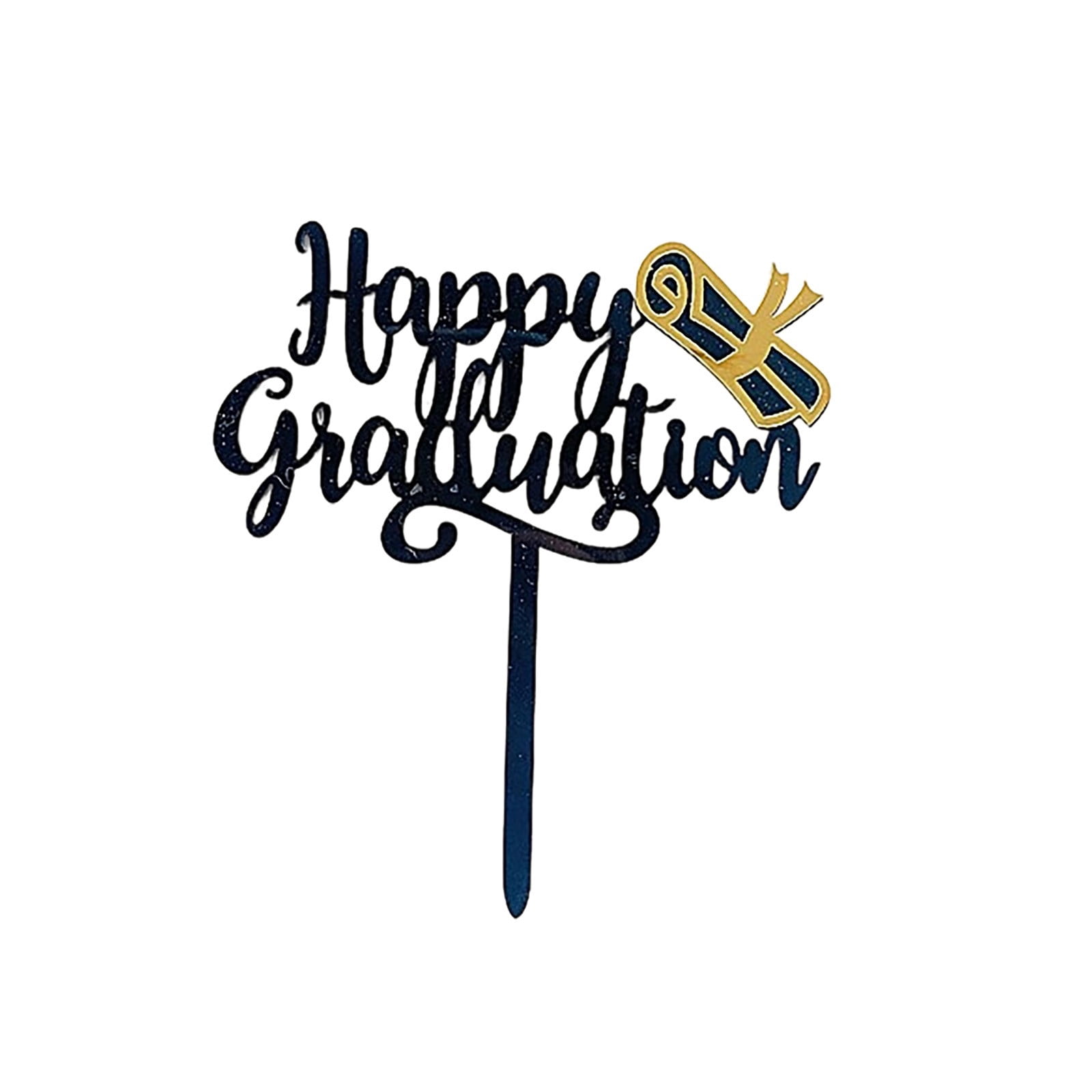 1 pcs Acrylic Happy Graduation cake topper Congrats Grad cake topper ...