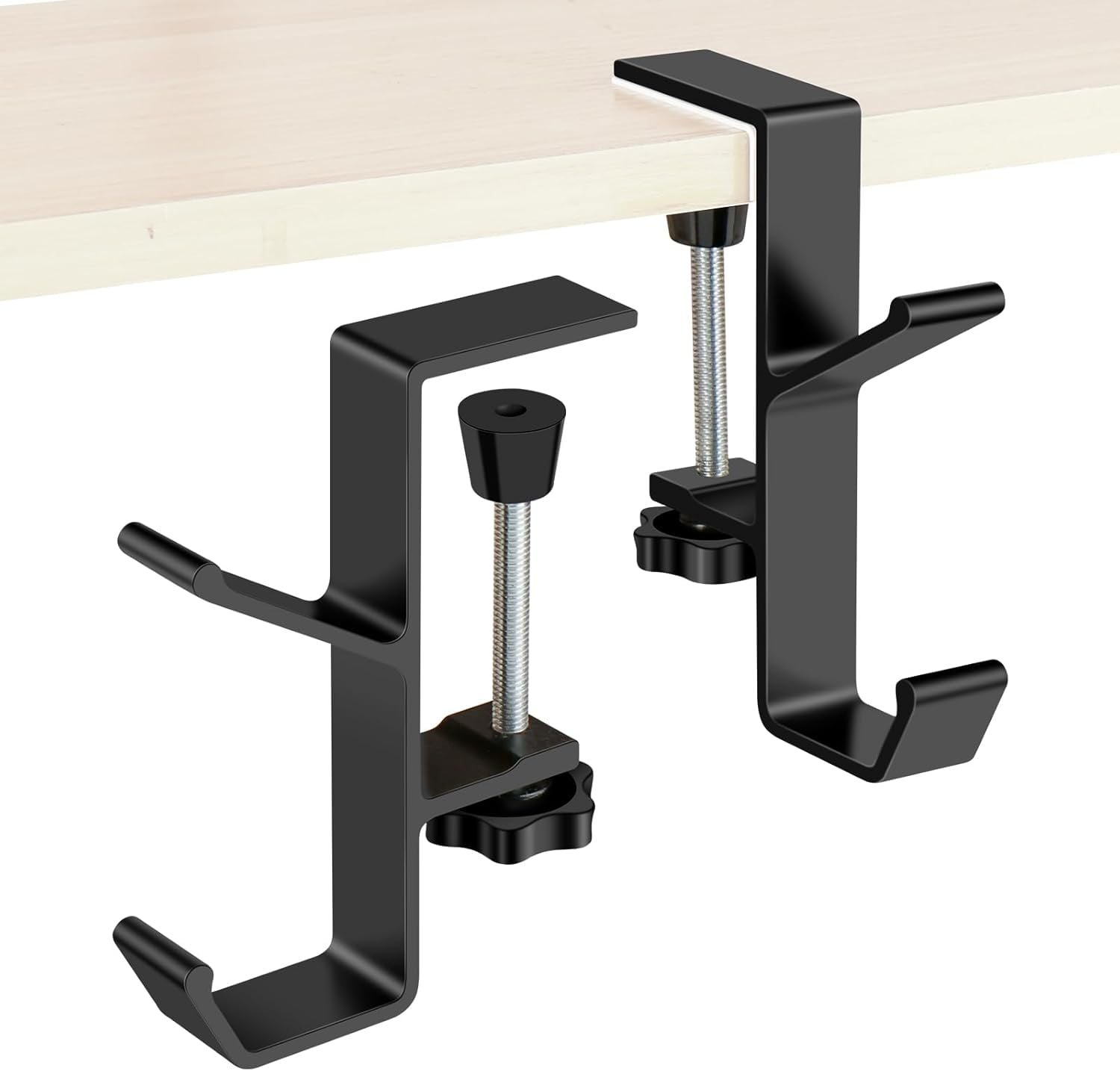 1 pcs Black Holder Hook Clamp for Table DeskBackpack Hanger Portable ...