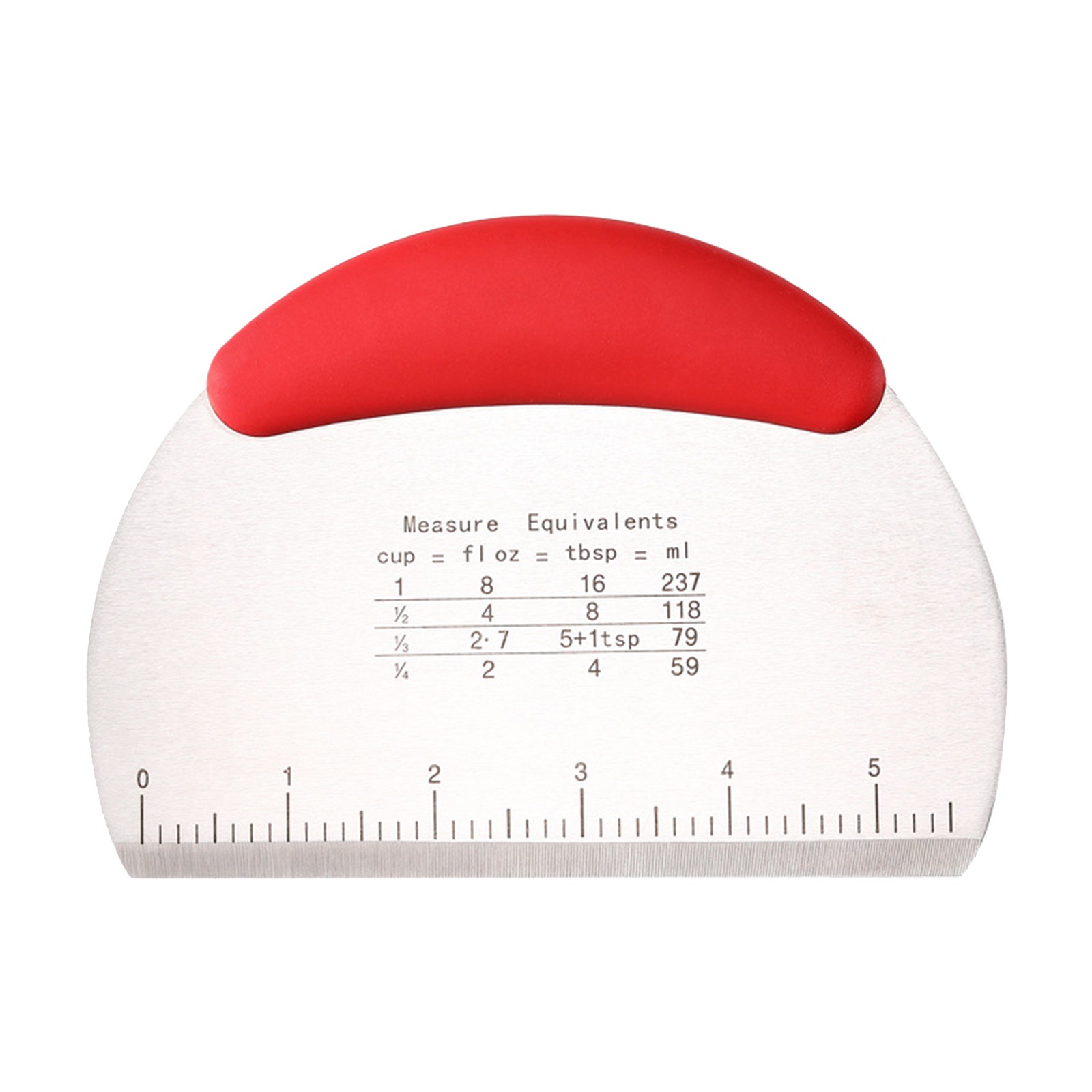 1 pcs Dough Pastry Scraper Chopper, Stainless Steel Dough Scraper ...