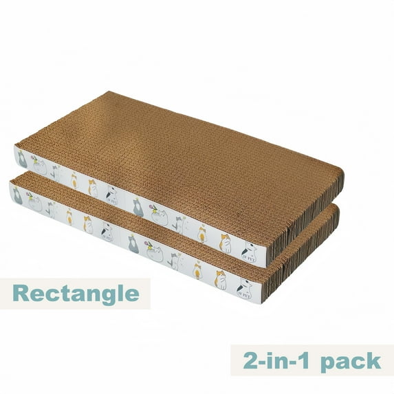 1 pcs Extra-Durable Cat Scratching Pad - Thick, Non-Shedding Corrugated ...