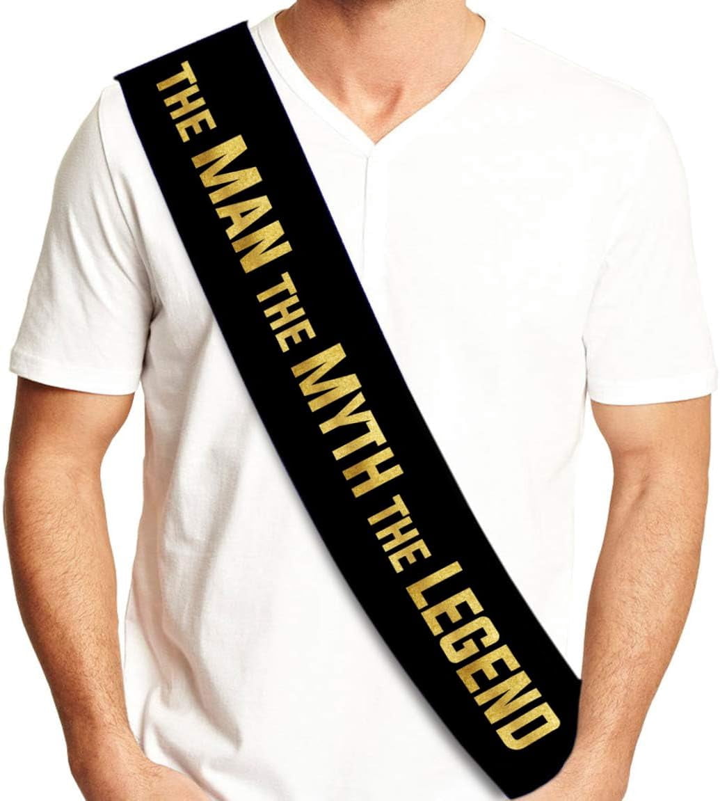 1 pcs Groom Sash - The Man, The Myth, The Legend - Bachelor Party ...