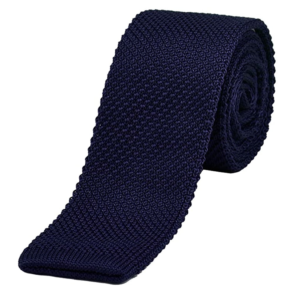 1 pcs Knitted Fabric Tie Knit Tie Necktie Washable Narrow Jersey Solid ...