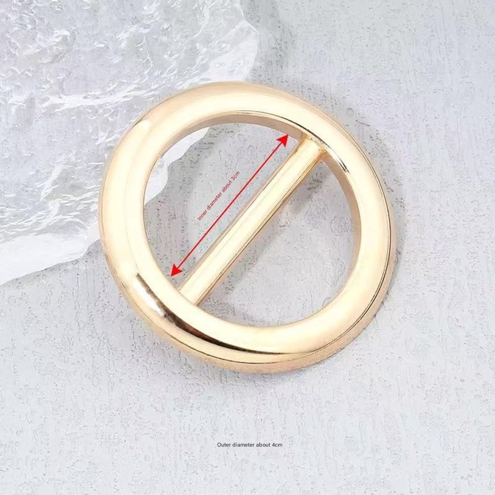 1 pcs Metal corner buckle knot buckle-scarf button-belt adjustment ...