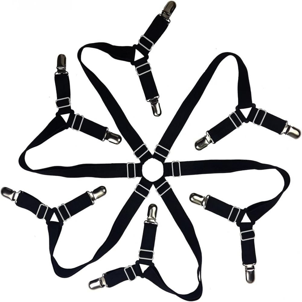 1 piece 12-clip sheet holder, ring six-sided 12-clip black - Walmart.com