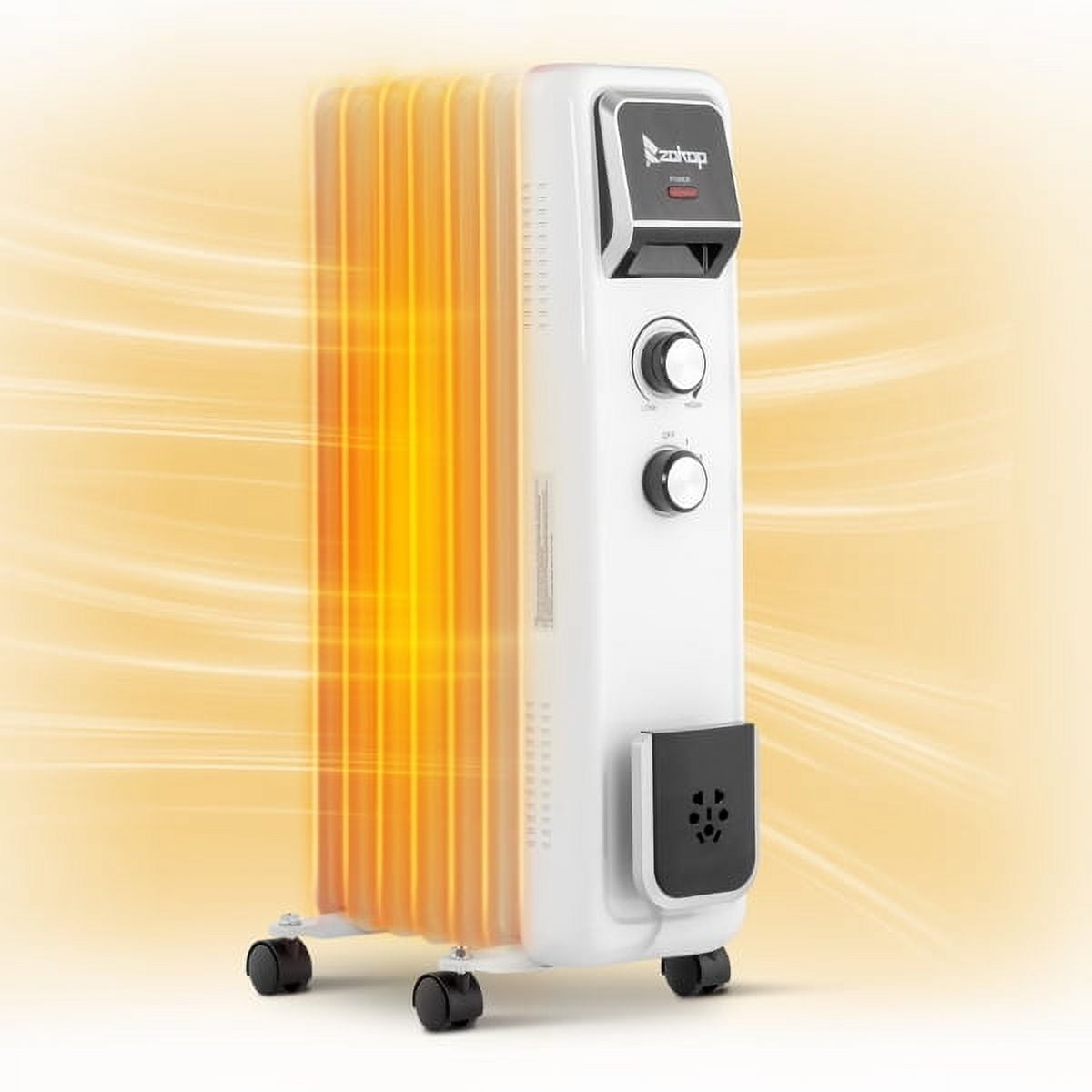 1 piece of 1500W portable heater with adjustable thermostat, 3 heating ...