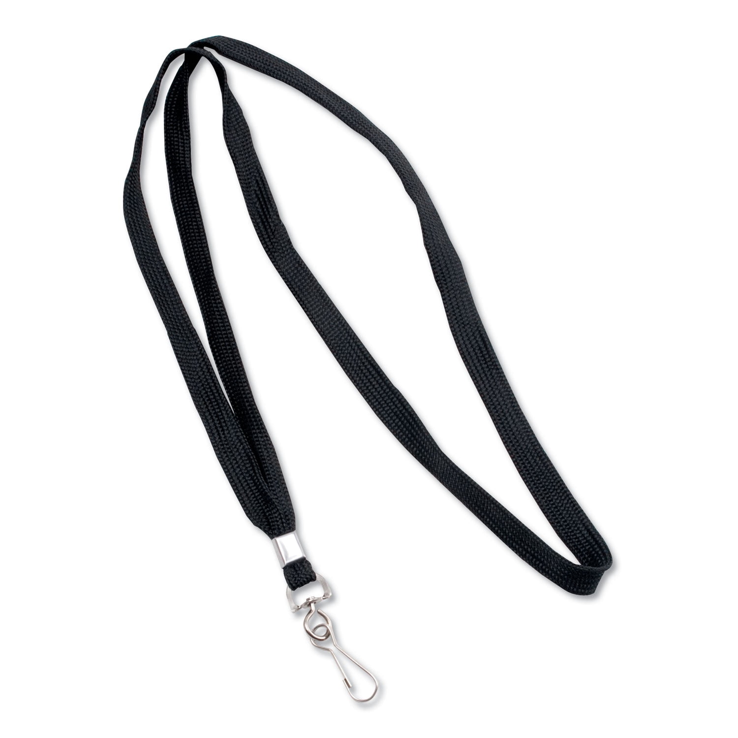 1 piece Advantus Deluxe Lanyard with J-Hook, Black, Box of 24 - Walmart.com