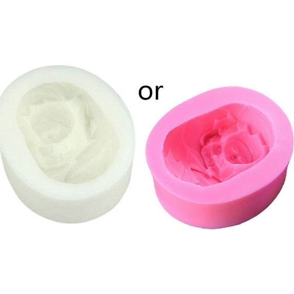 (1 piece) Baby silicone mold wrapped in leaves (random color) - Walmart.com