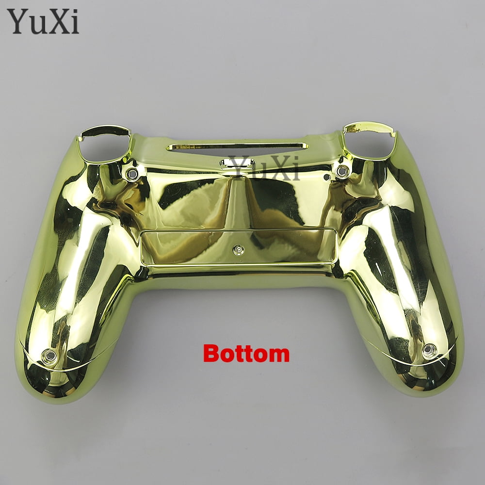 1 piece For PS4 Top Bottom Housing Shell Replacement Chrome Plating ...