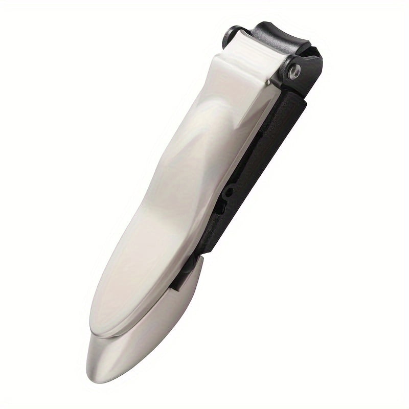 1-piece Nail Clippers for Men with Catcher -Sharp Heavy Duty Self ...