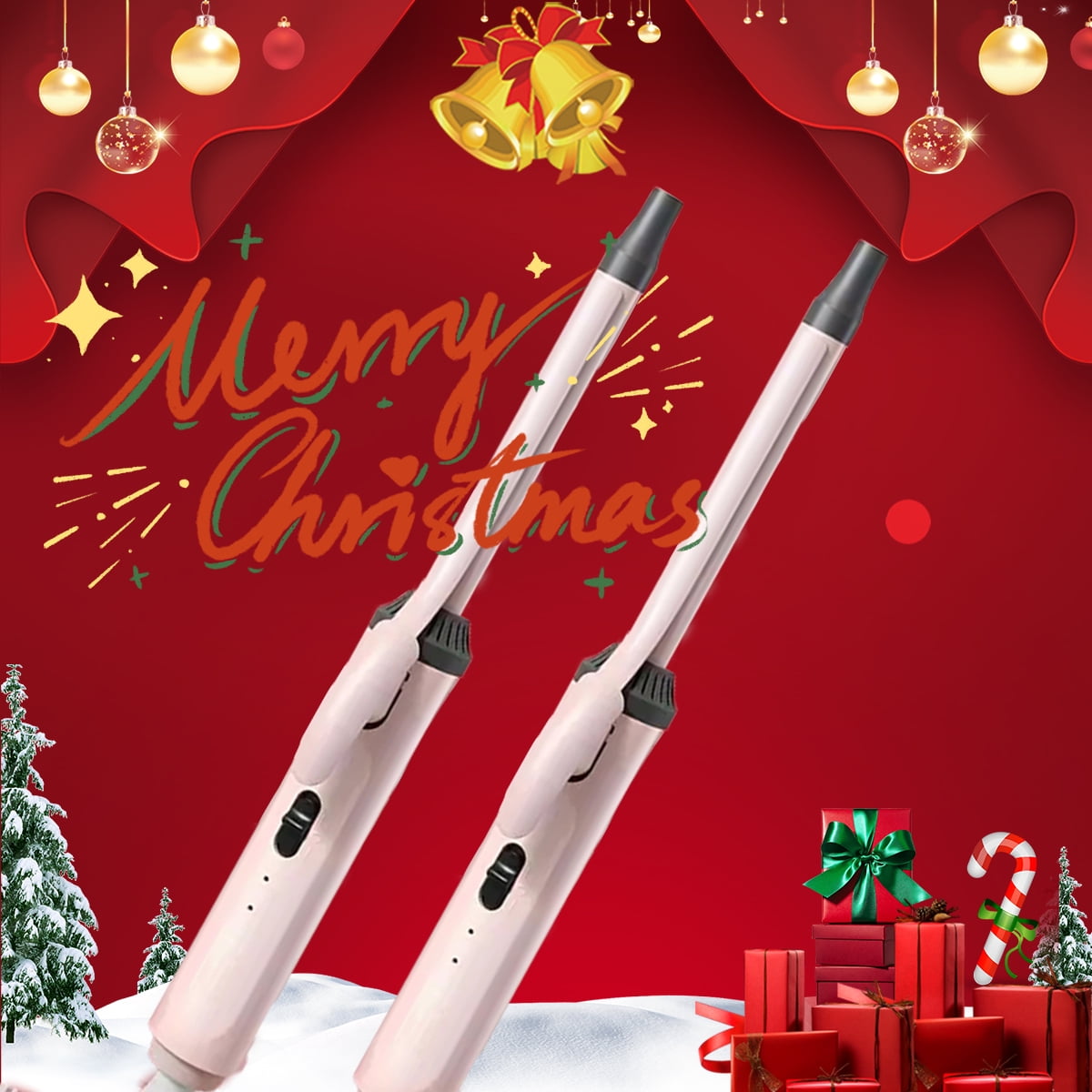 1 piece curling iron fan, small bangs, small curls for men, thin teddy ...