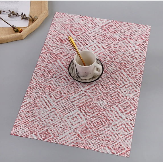 1 piece (mat only) rectangular placemat anti-scalding insulation pad ...