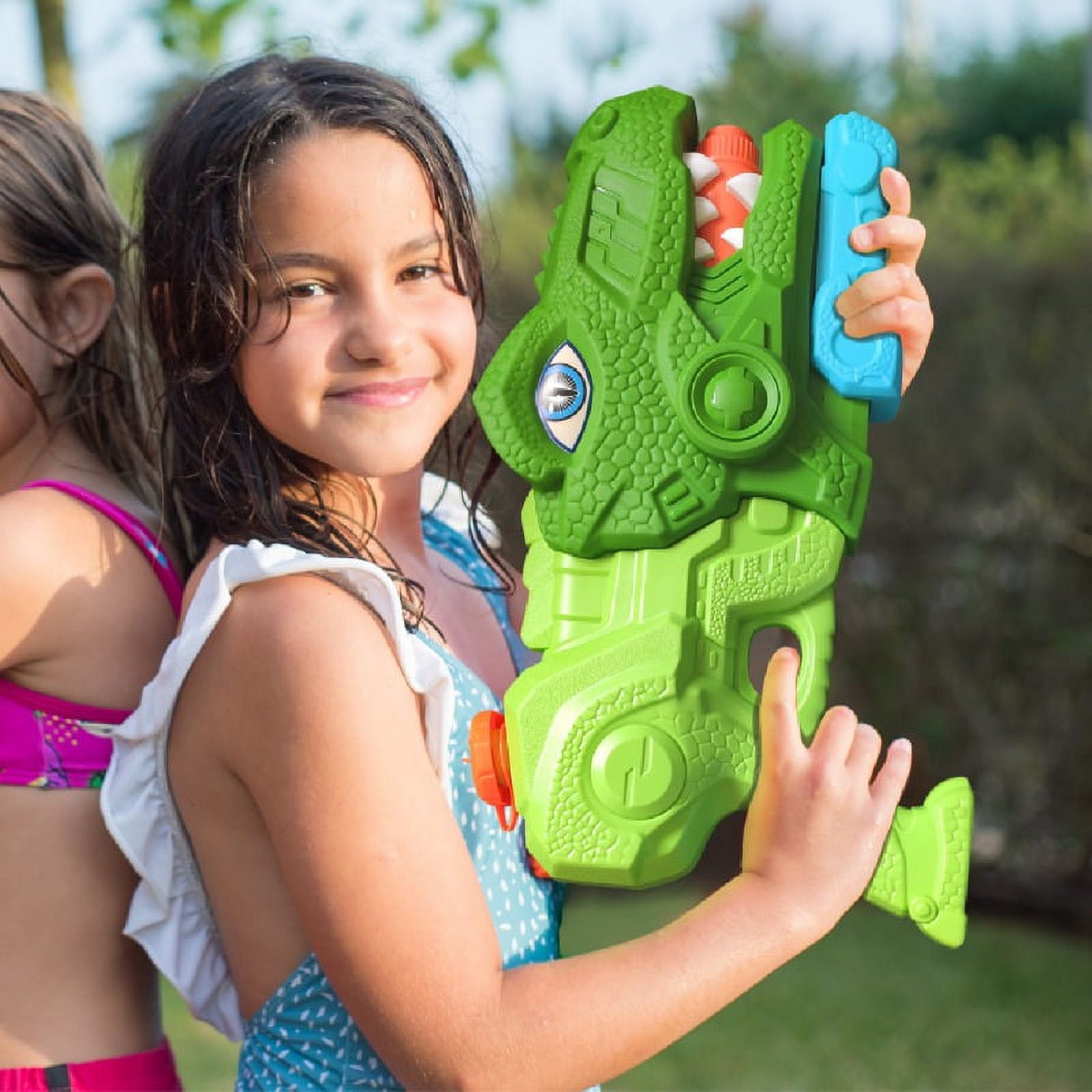 1 piece, water gun toy, water gun, splashing water festival, pumping dinosaur water gun ...