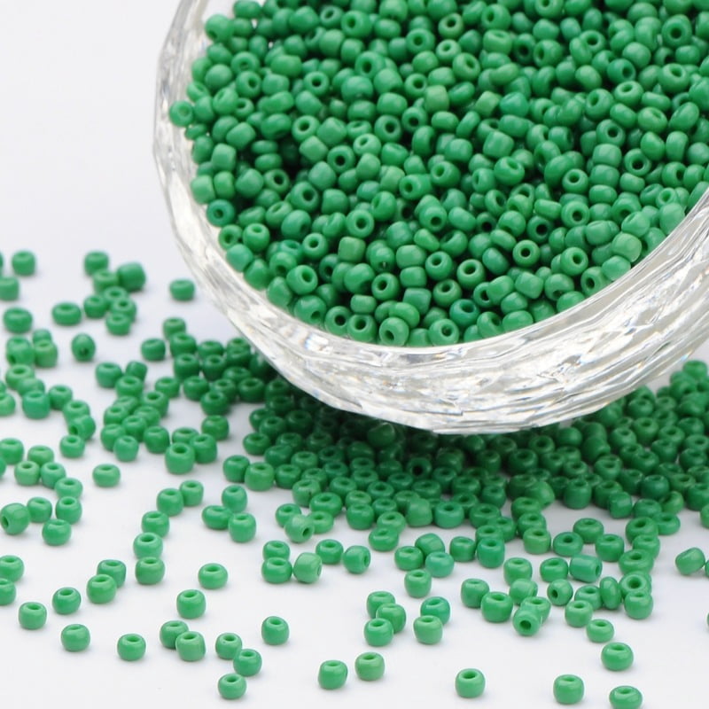 1 pound Glass Seed Beads Opaque Colours Seed Small Craft Beads for DIY ...